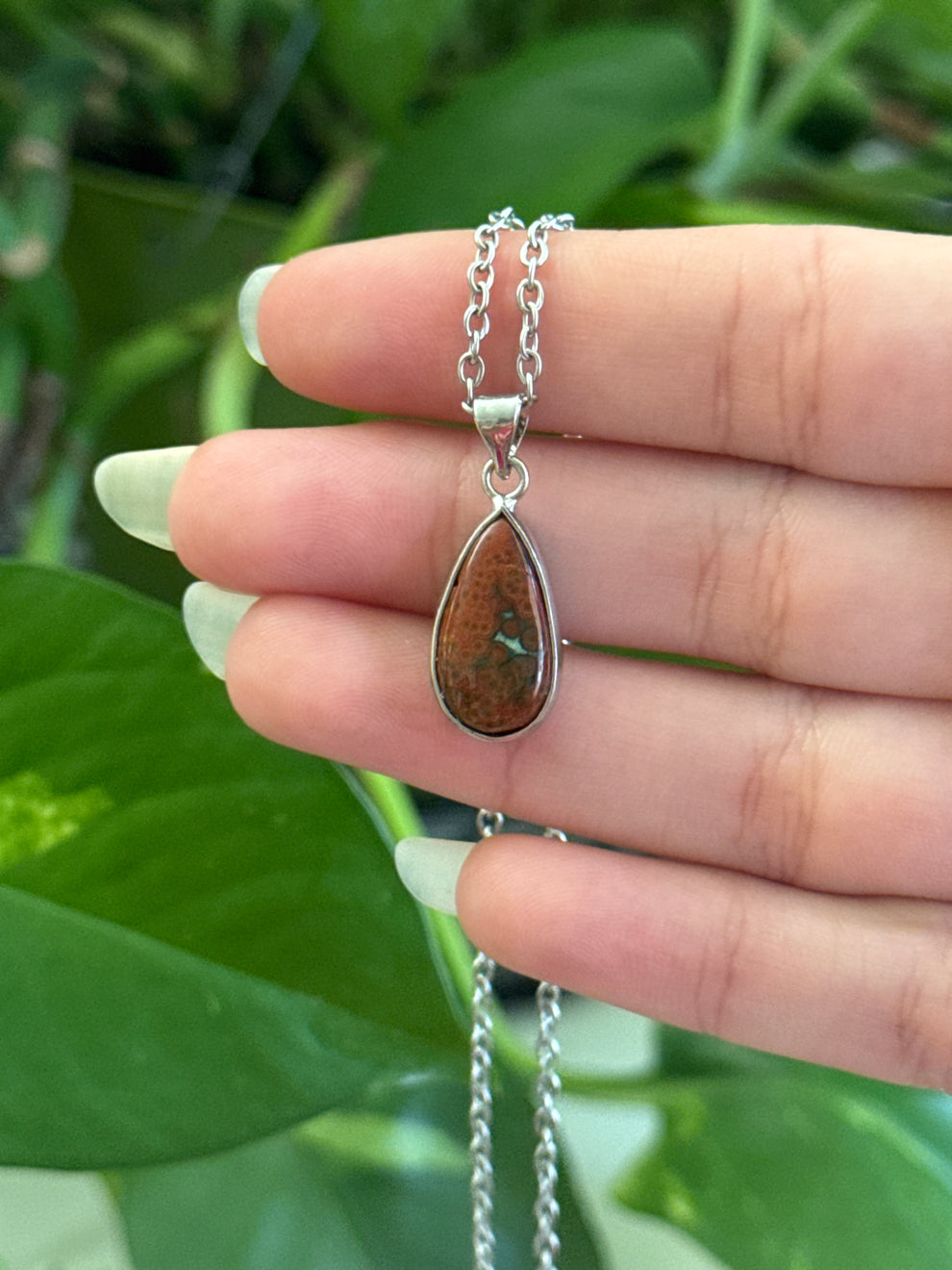 Red Ocean Jasper Necklace – GaiasWellness